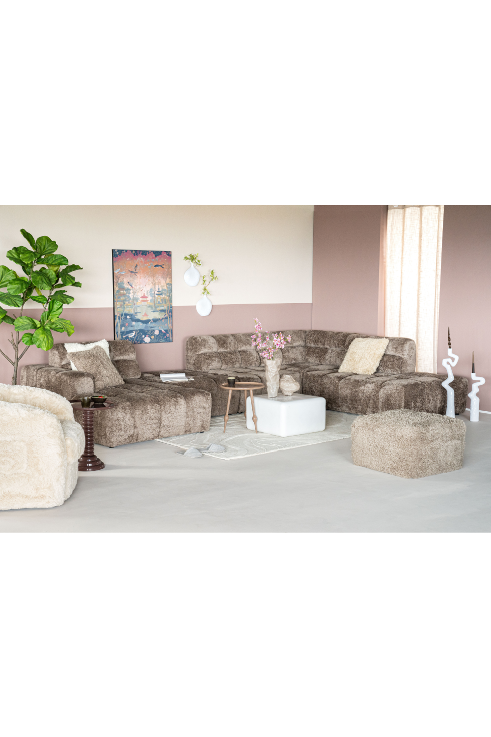 Aluminum Pedestal Side Table | By-Boo Basco | Dutch Furniture ...