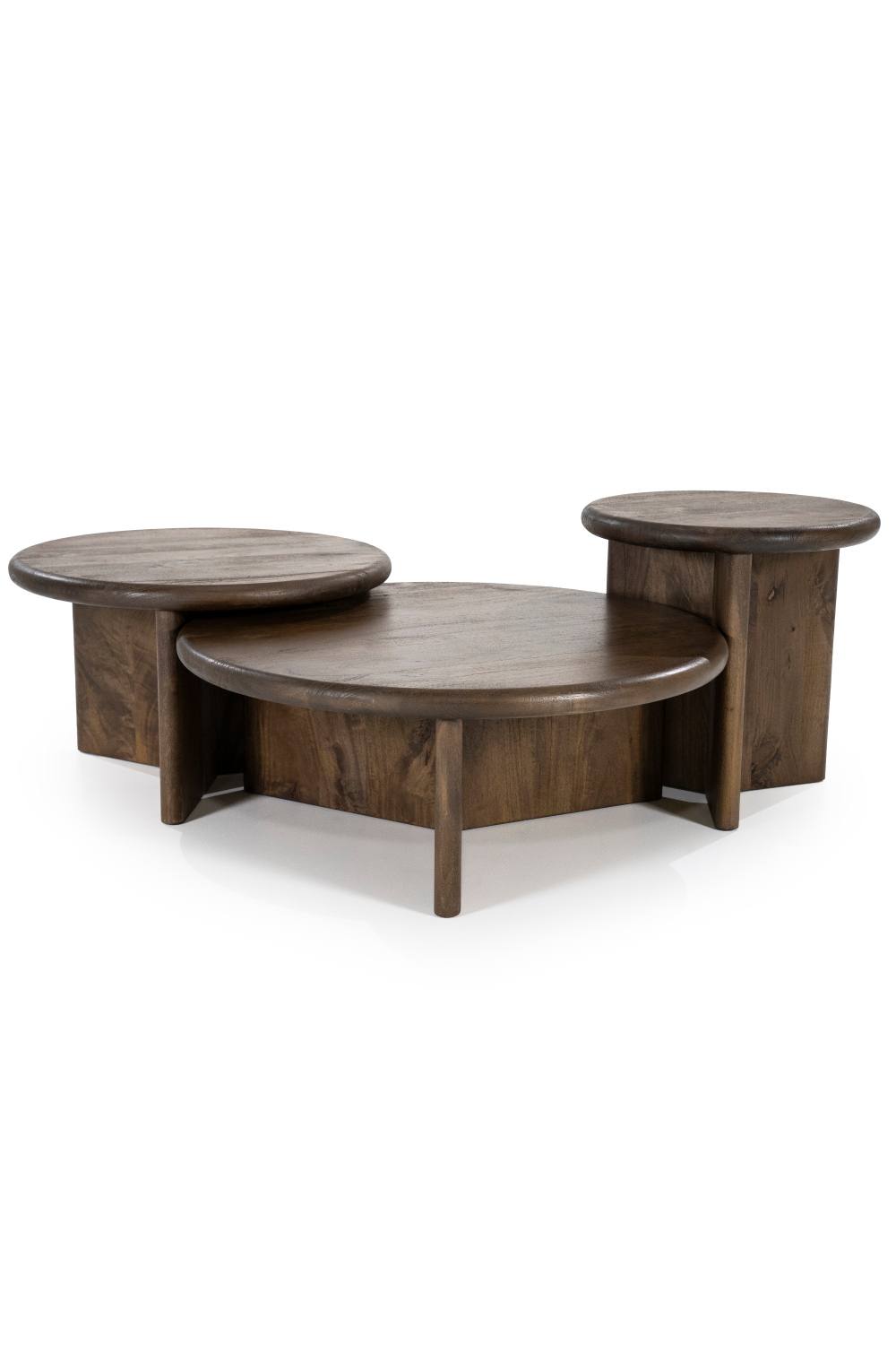 Round Wooden Coffee Table L | By-Boo Leoti | Dutch Furniture ...
