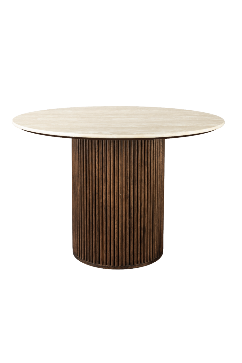 Cream Travertine Dining Table | Dutchbone Arda | Dutch Furniture ...