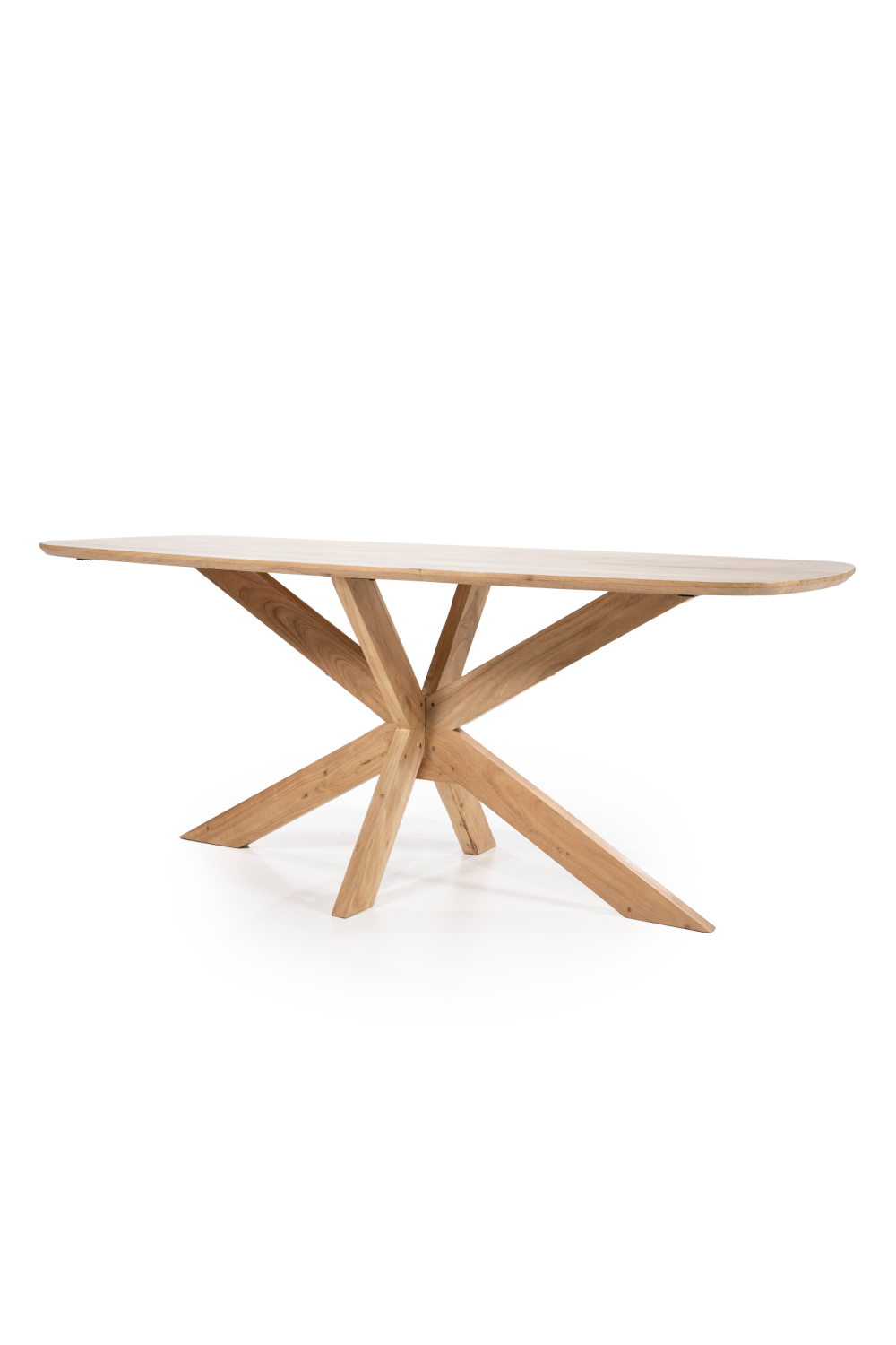 Natural Acacia Wood Dining Table | Eleonora Nikki | Dutch Furniture ...
