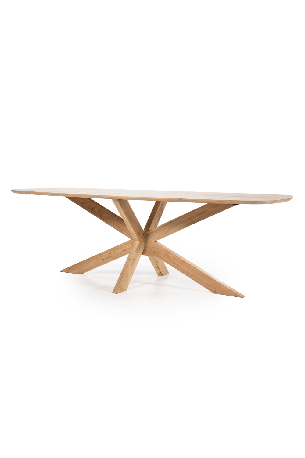Natural Acacia Wood Dining Table | Eleonora Nikki | Dutch Furniture ...