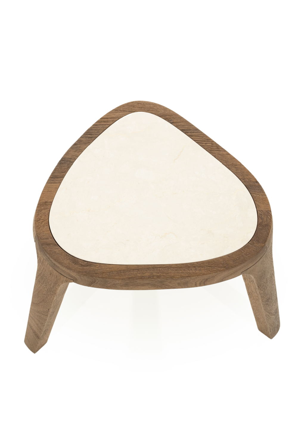 White Marble Triangular Side Table | Eleonora Fred | Dutch Furniture ...