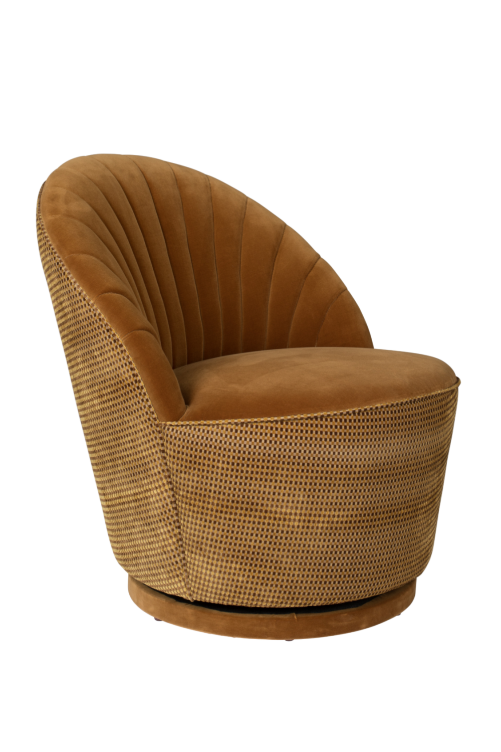 Brown Scallop Accent Chair | Dutchbone Madison | Dutch Furniture ...