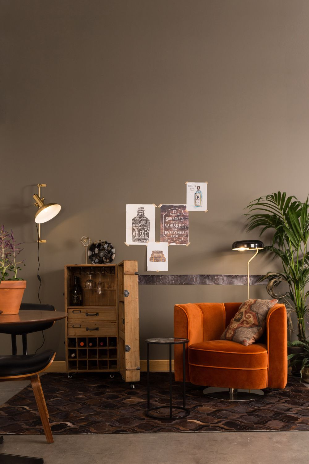 Wheeled Bar Cabinet | Dutchbone Lico | Dutch Furniture – DUTCHFURNITURE.COM