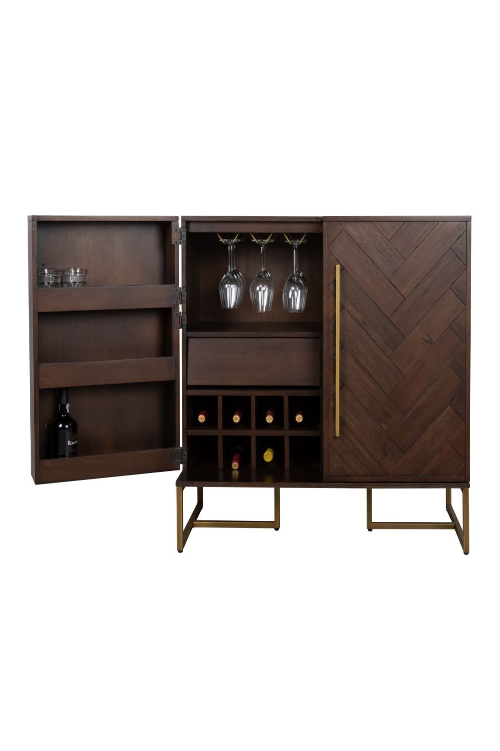 Wood 2-Door Cabinet | Dutchbone Class | Dutch Furniture ...