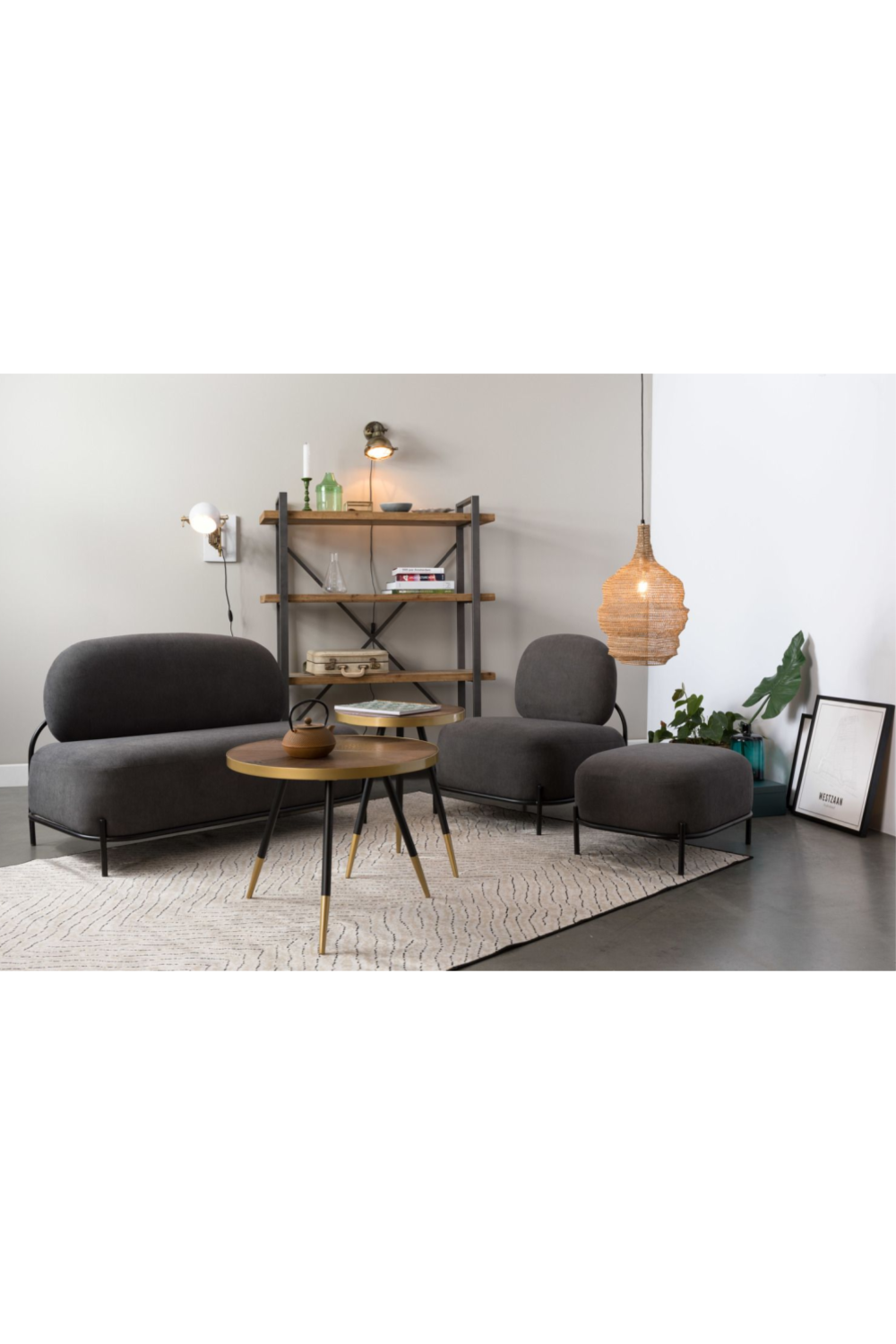 Gold Rim Coffee Table | DF Denise | Dutch Furniture – DUTCHFURNITURE.COM