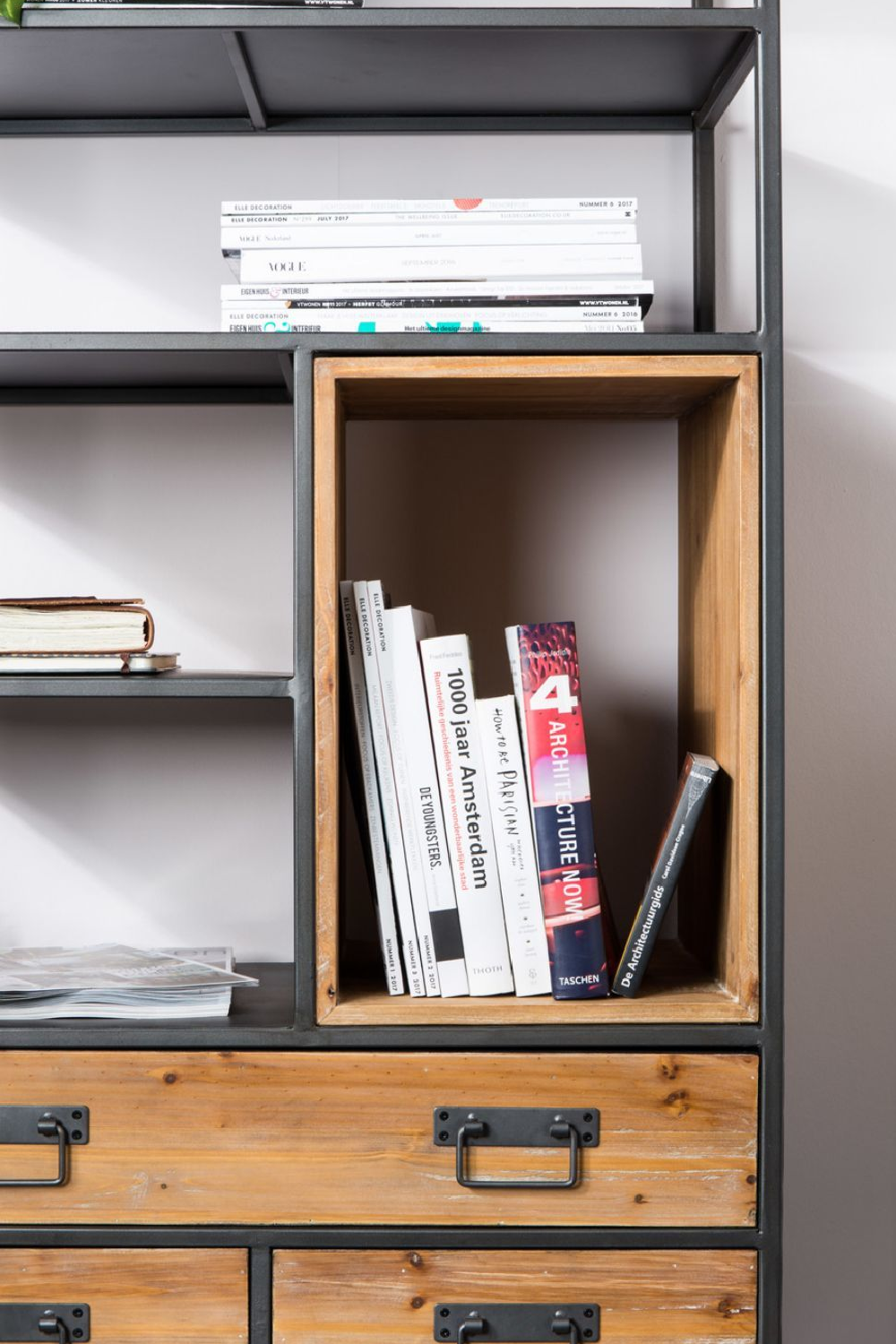 Multilevel Bookcase | DF Samuel | Dutch Furniture – DUTCHFURNITURE.COM