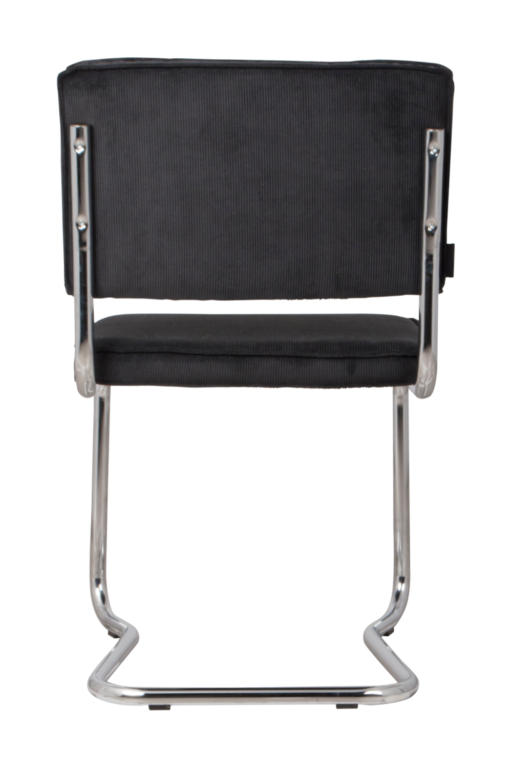 Black Rib Upholstered Dining Chairs (2) | Zuiver | Dutch Furniture ...