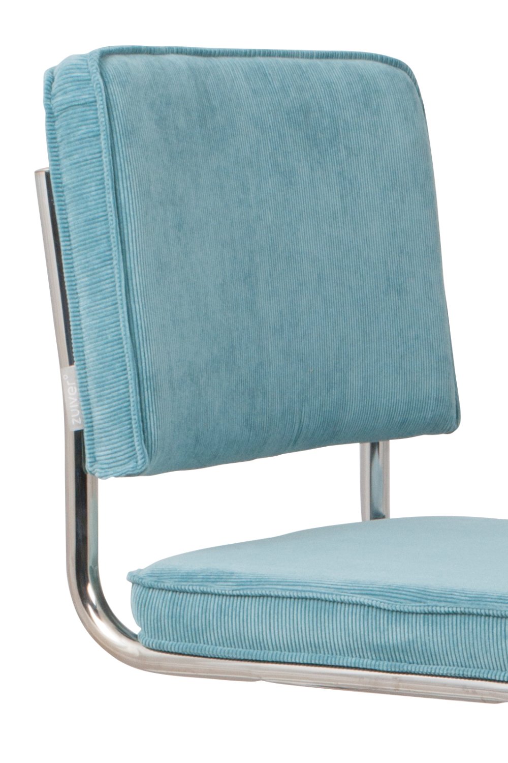 Blue Rib Upholstered Dining Chairs (2) | Zuiver | Dutch Furniture ...