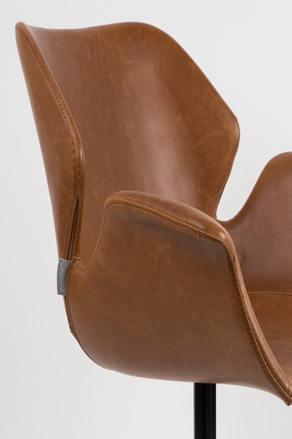 Brown Leather Butterfly Dining Chairs (2) | Zuiver | Dutch Furniture ...
